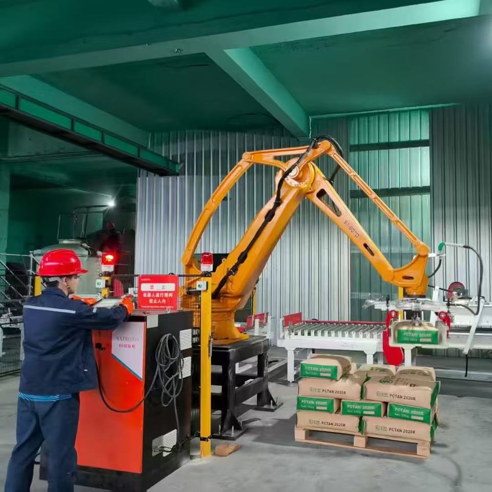 Custom Robots Stack Bags, Boxes, Load, and Unload, and the Coding Robot ...