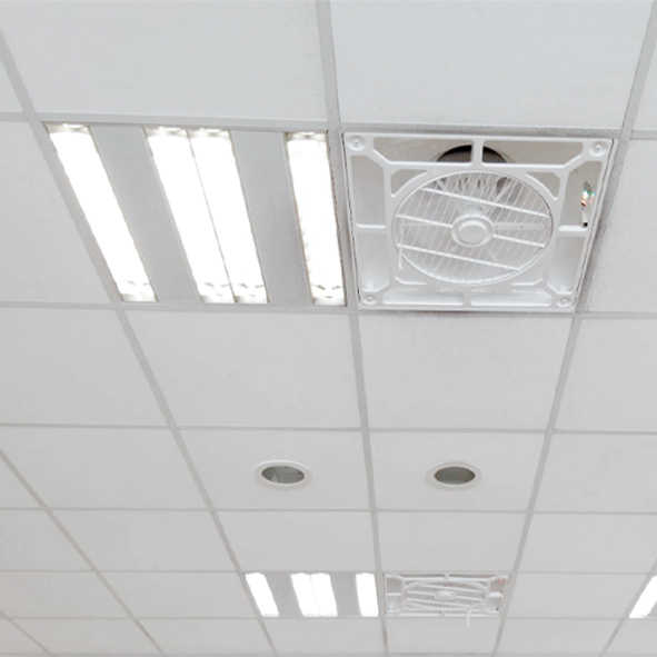 Bldc Patented Recessed Ceiling Fan For Public Space 14 Inch Memory ...