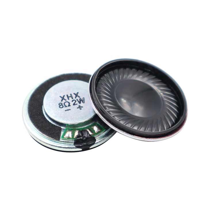 28mm 8 Ohm 2W Iron Shell Magnetic Thin Speaker for Medical