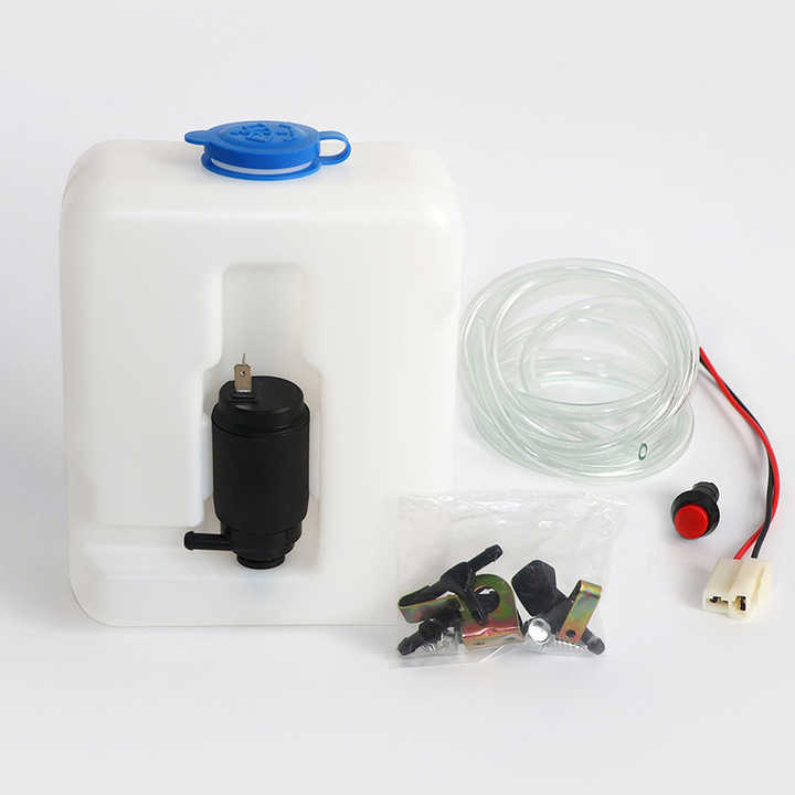 Windshield Washer Pump Bottle Fluid Reservoir Sprayer Kit