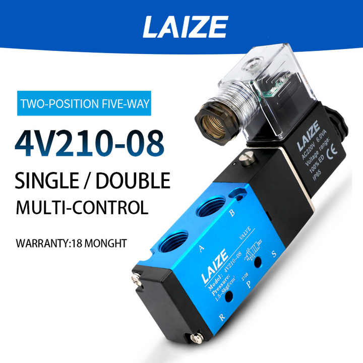 Laize Solenoid Valve Pneumatic Air Valve Manuel & Pedal