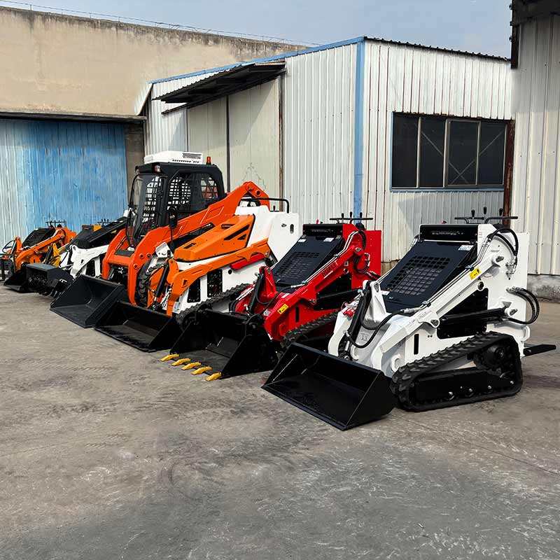 China Factory Sale Front End Loaders Compact Crawler Mini Skid Steer ...