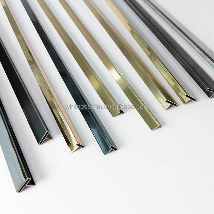 304 Stainless Steel Tile Edging Trim Living Room Background Wall ...