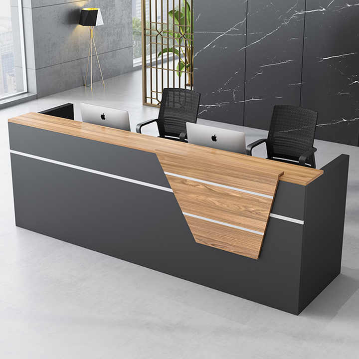Zitai Modern Design Customized Logo Office Counter Wood Table