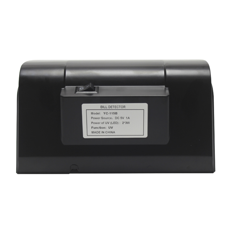 2 LED Ultraviolet Currency Detector Counterfeit Money Detection ...