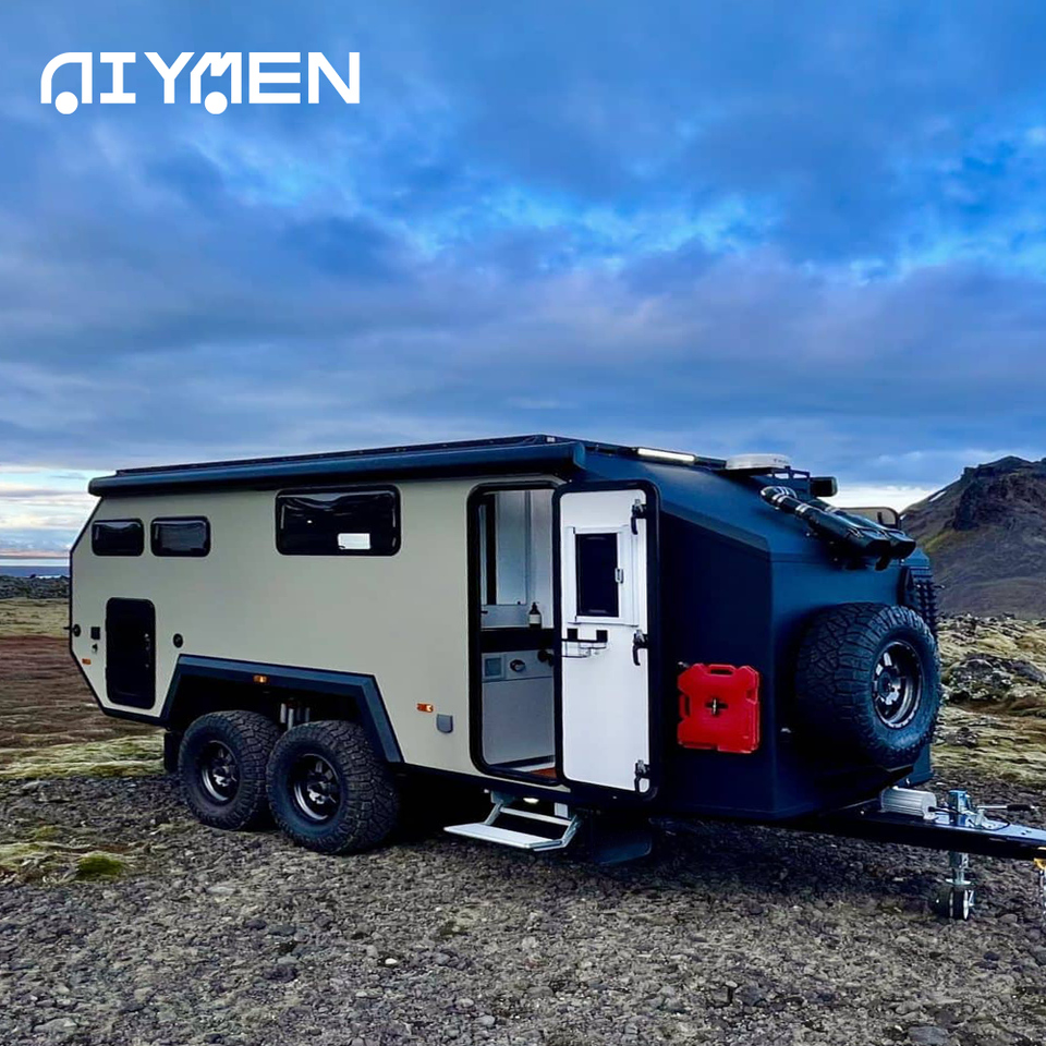 Luxury Hybrid Mini Caravan Campervan-High-End Travel Trailer with Off ...