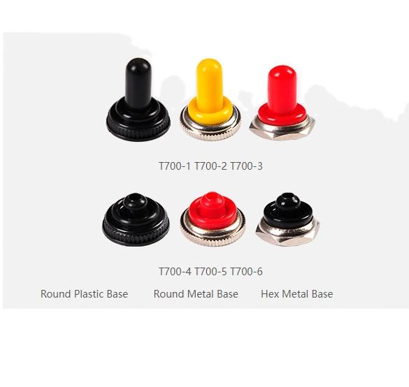 M12 Waterproof Cap Boot Covers Safety Cover Dustproof Cap Toggle Switch ...