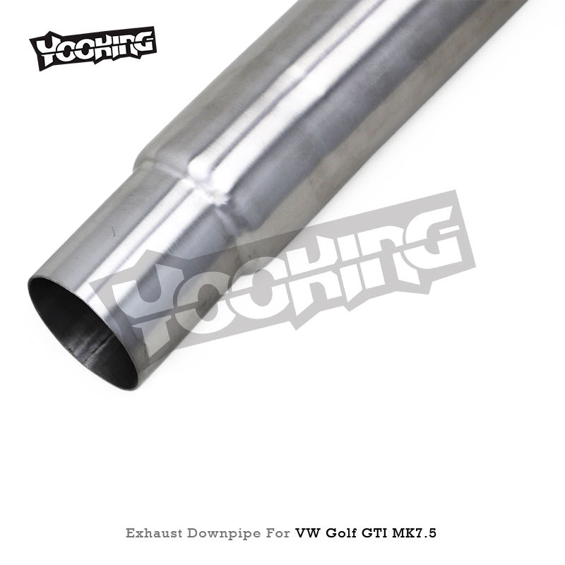 AUTO Stainless Steel Free Flow Pipe for VW GOLF 7/7.5 MK7/MK7.5 GTI 2 ...