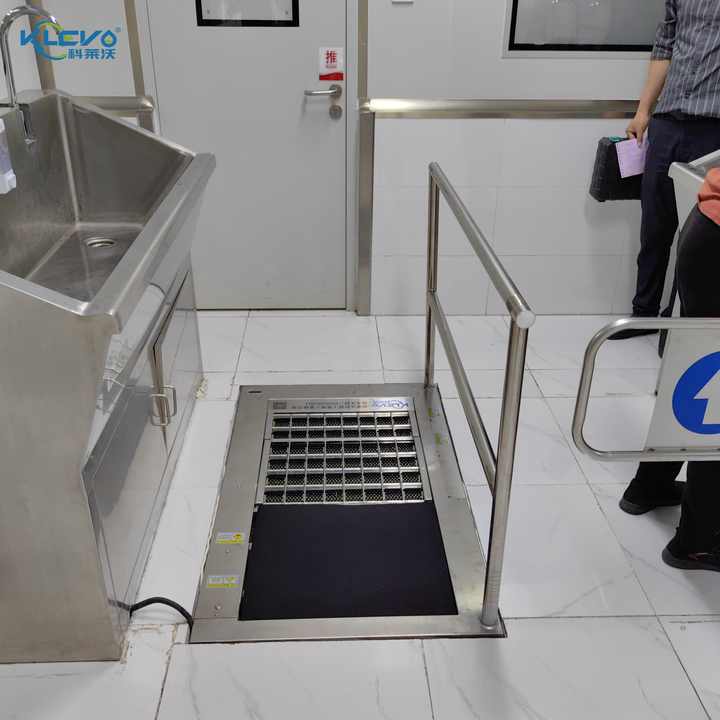 Silent Operation Shoe Sole Cleaning Machine Factory Sanitization ...