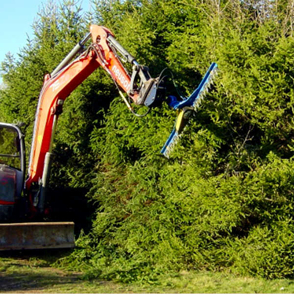 Hydraulic Scissors Grass Hedge Bushes Excavator/skid Steer Loader Hedge ...