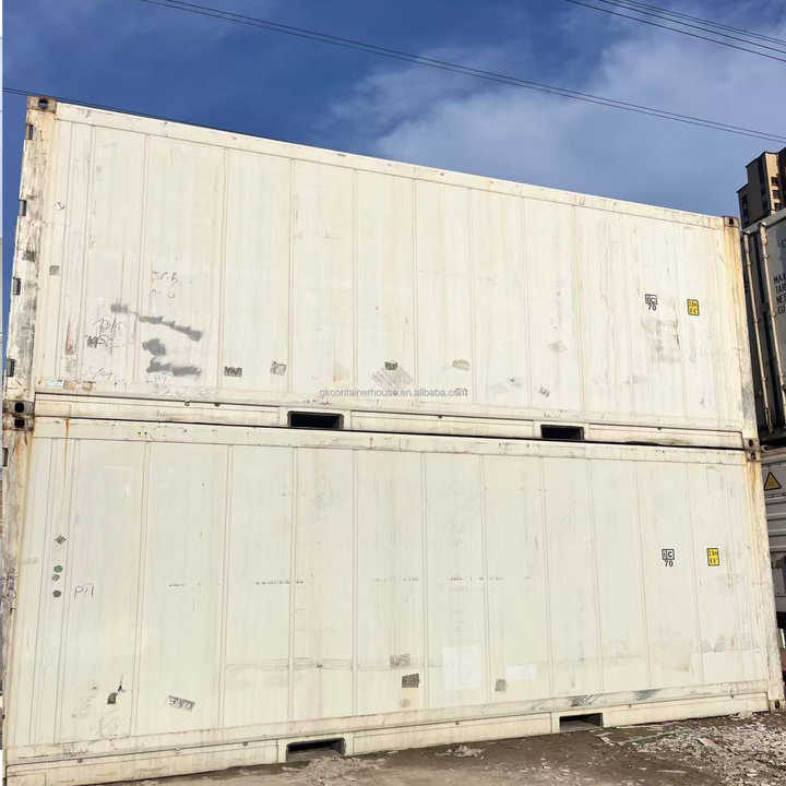 Second Hand 20gp 40ft High Cube Empty Compressor Refrigerator Freezer ...