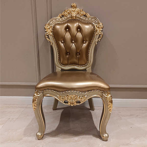 European Style Luxury Classic Wooden Dining Room Furniture Chair Set ...