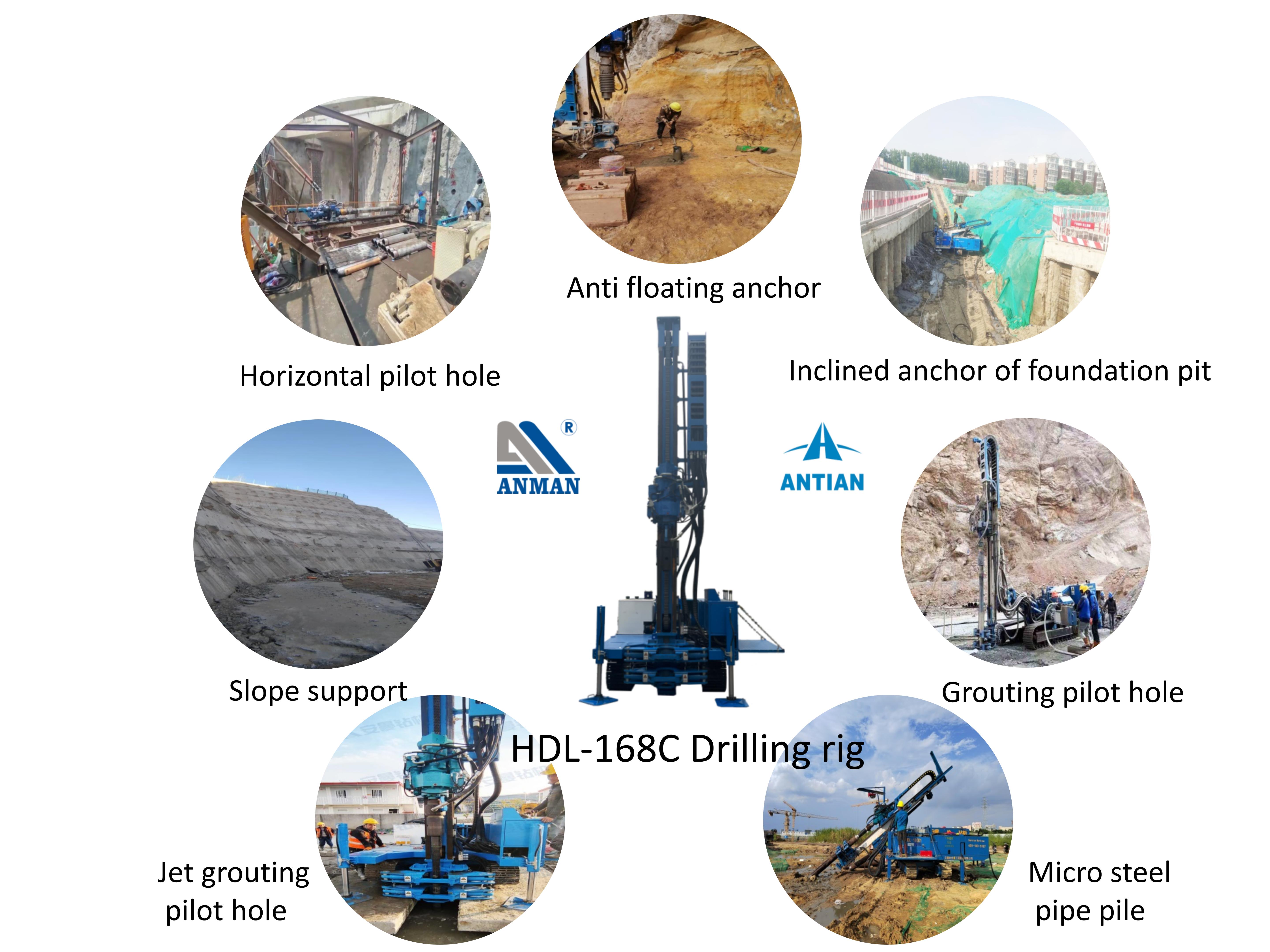 HDL-168C Grouting pilot hole high impact Torque drill Good performance ...