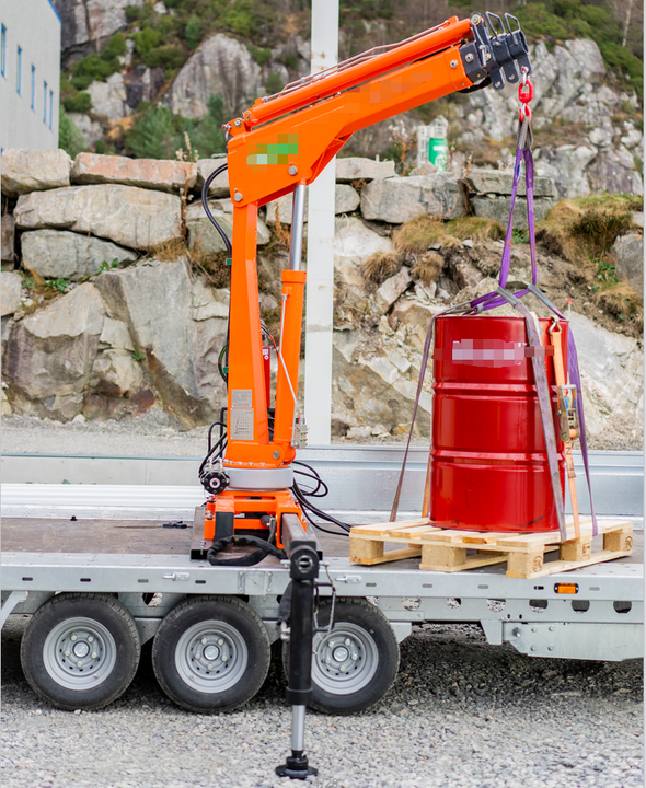 1.3ton Mini Lifting Cranes - Hydraulic Pickup Truck Mounted Lift