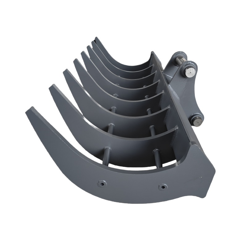 Mini Excavator Grading Rake - Durable & Versatile Tool