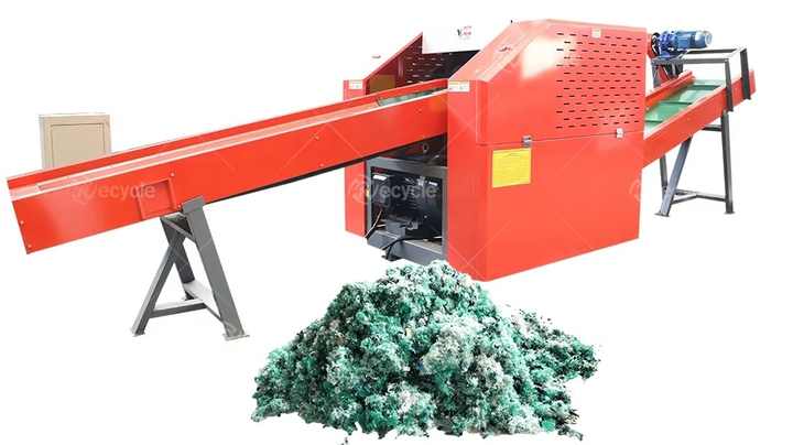 Small Fiber Crushing and Shredding Machine for Textile Fibers Quick ...