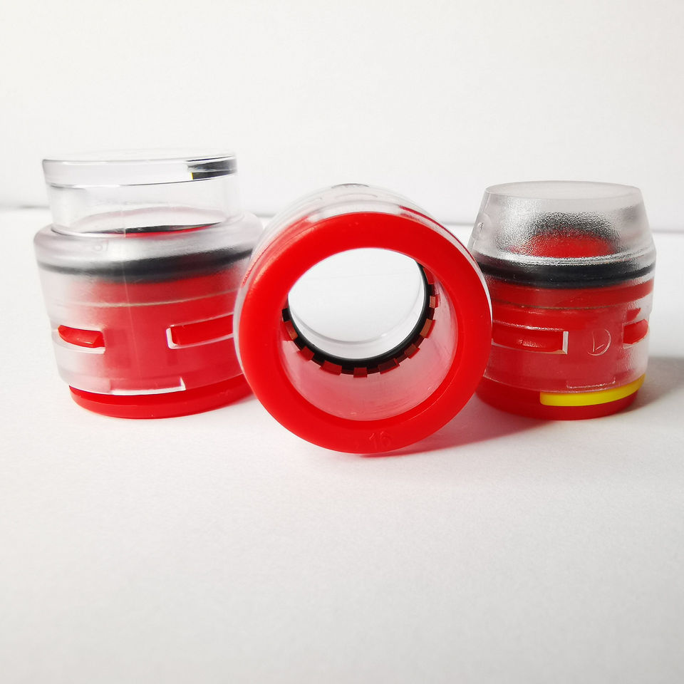 High Quality Red/Green HDPE Micro Duct Coupler Fast Straight Connector ...