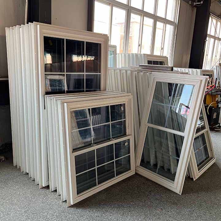 Aluminum Single Pane Double Hung windows Vertical Sliding Sash windows ...