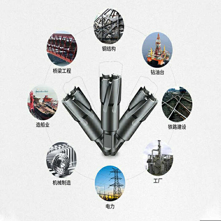 TCT Annular Broach Hole Cutter Magnetic Core Drill Bit for Metal ...