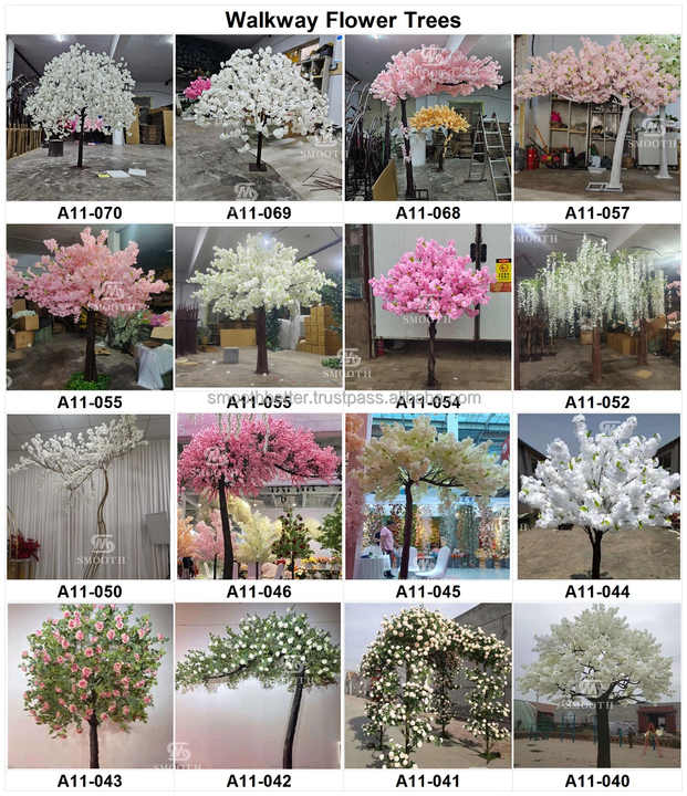 SMOOTH 10ft Large Rose Flower Tree Led Lamp Light Strip Artificial Rose ...