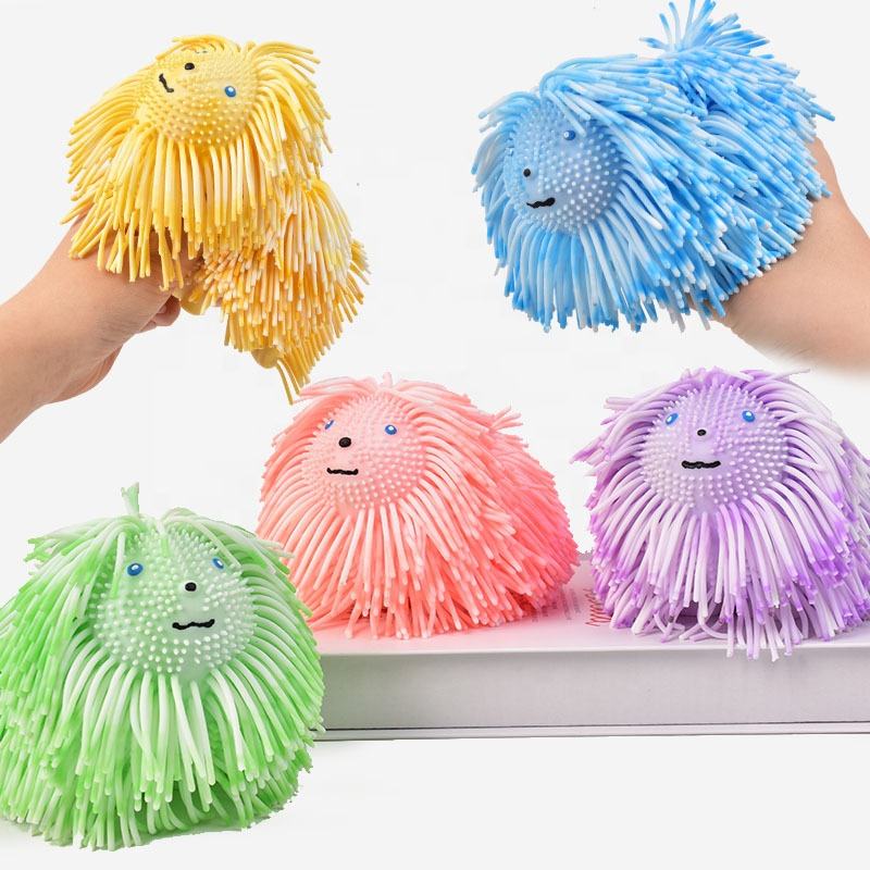 2025 Newest High Quality Popular Shaggy Puffer Relax Stress Two Colors ...