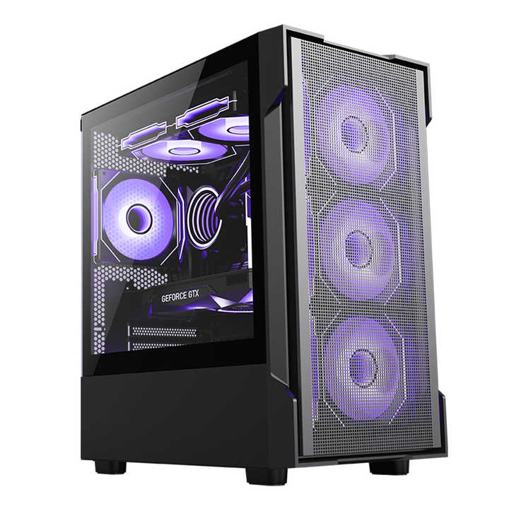 OEM Gaming PC Case - White Gaming Casing with Tempered Glass