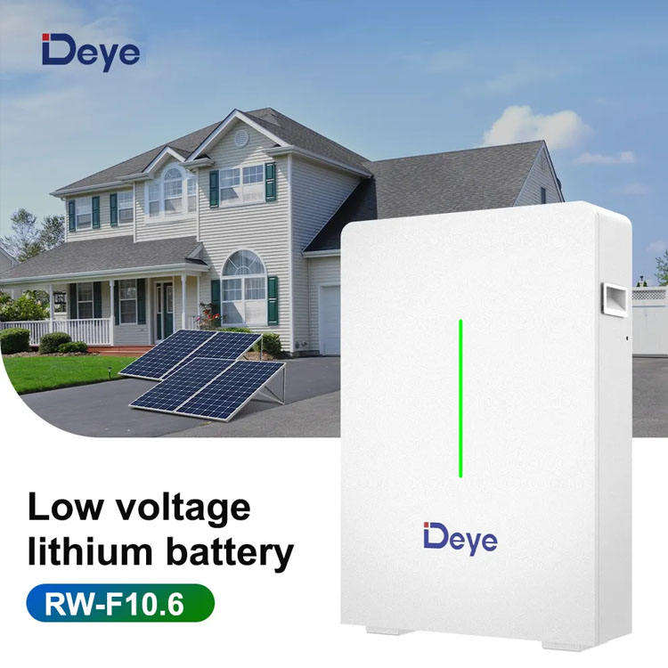Deye RW-F10.6 10kWh Battery 51.2V 208Ah - Wall Mountable LiFePO4 ...