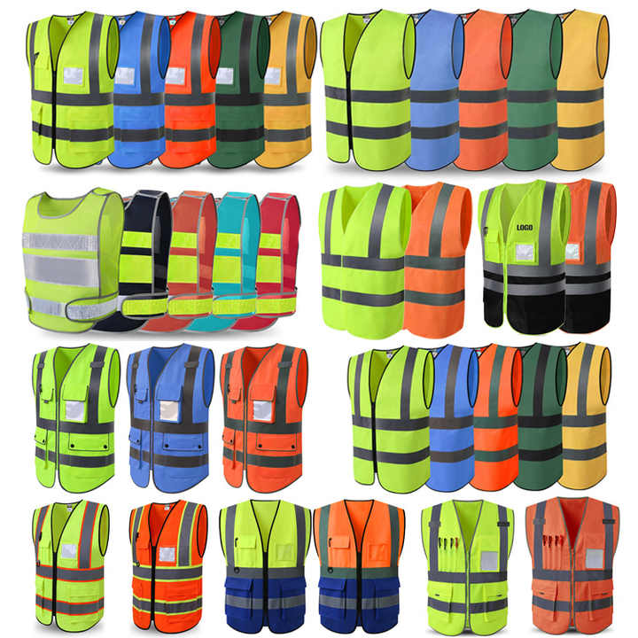 High Visibility Safety Vests - Reflective & Durable