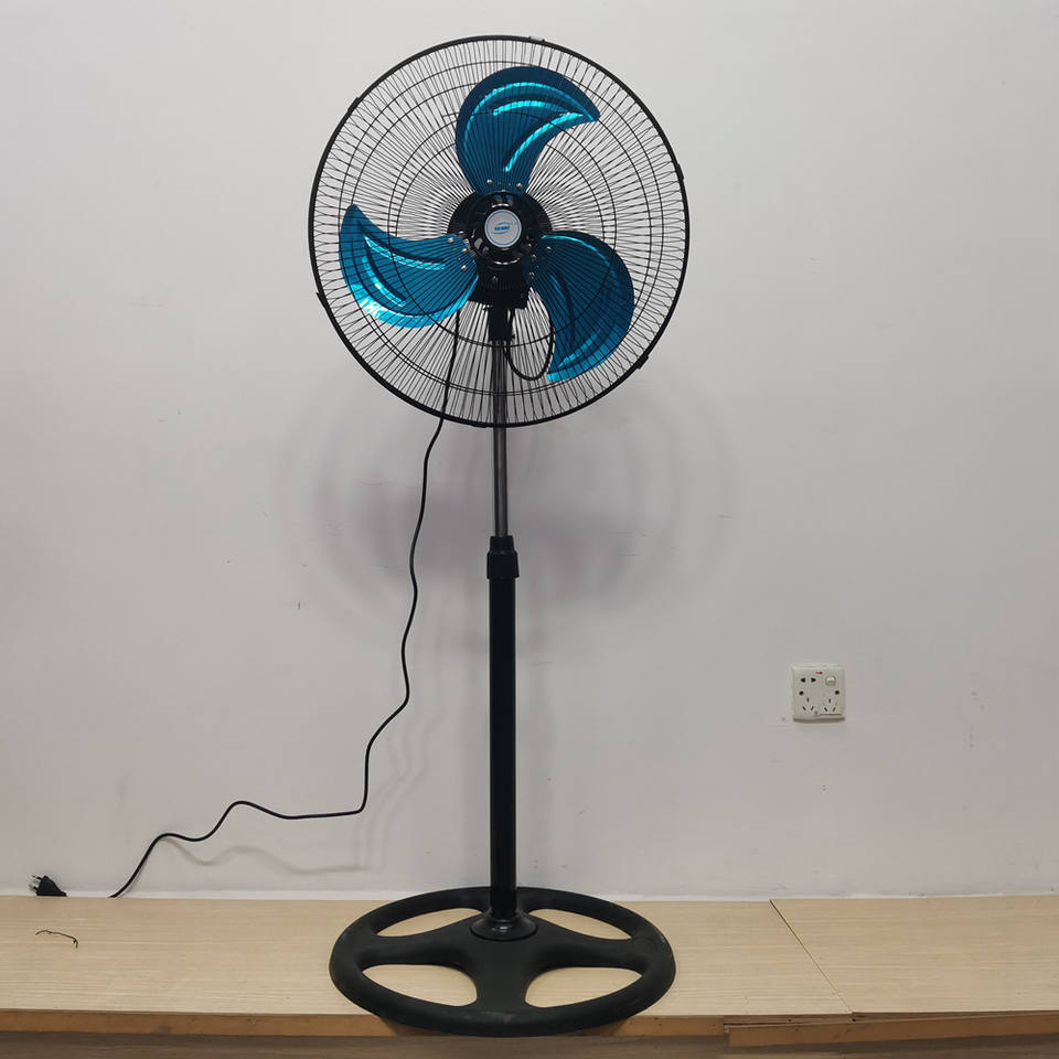Metal Crown Stand Fan - Powerful 18 Inch Pedestal Fan