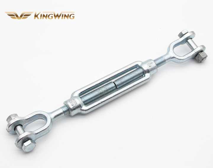 Galvanized DIN1480 M12 M16 M24 carbon steel drop forged jaw and jaw ...