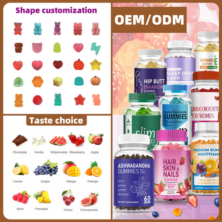 OEM Weight Gain Gummies with Maca Extract - High Calorie Protein ...