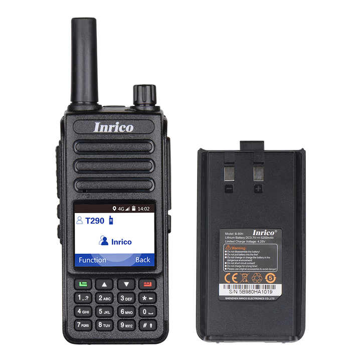 Long Range Inrico T290 POC Android Two Way Radio Mobile Two Way Radio ...