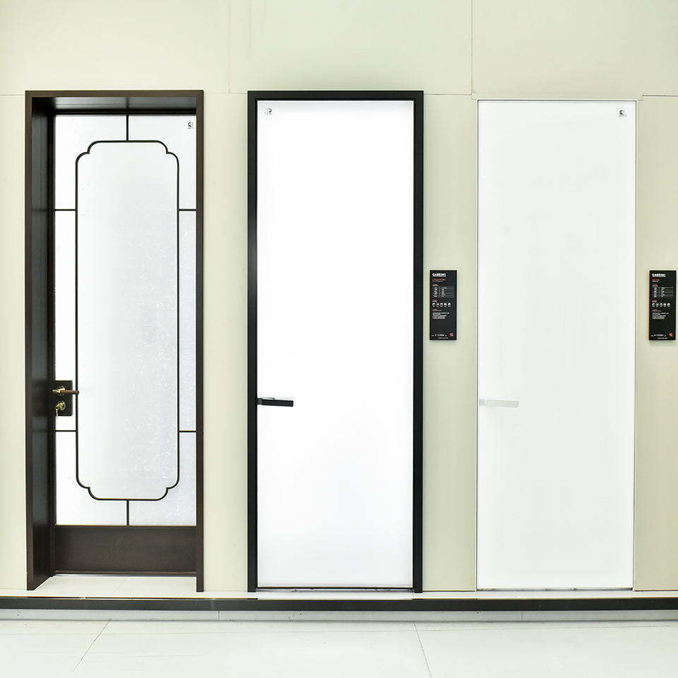 Modern Bathroom Glass Door Frosted Tempered Waterproof for Shower ...