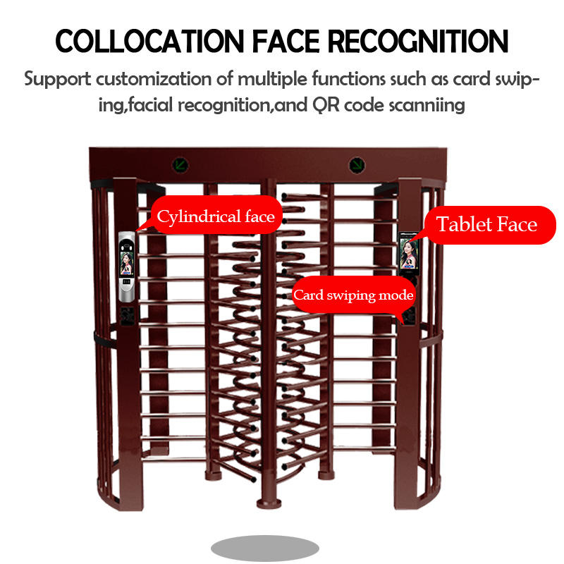 Automatic Full Height Double Door Revolving Door for Stadium Use ...