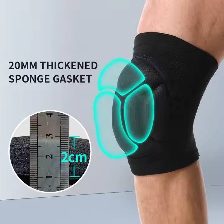 Wholesale Dance Knee Pads Thick Sponge Spandex Breathable Lightweight ...