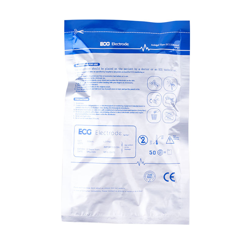 Neonatal Disposable ECG Electrodes 55mm/50mm Foam Round Shape Ozone ...