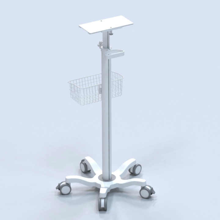 Height Adjustable Multi-Functional Mobile Hospital Trolley Medical ...