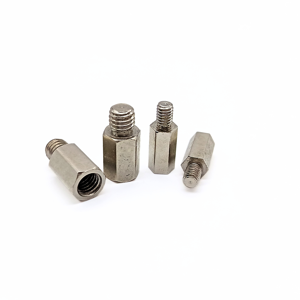 Hexagon Stud Connection Column Zinc Plated SS304 Threaded Male-Female ...