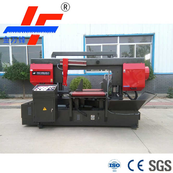 Band Saw Machines Miter Saw Semi-automatic Angle Cut 45 for Iron Column ...
