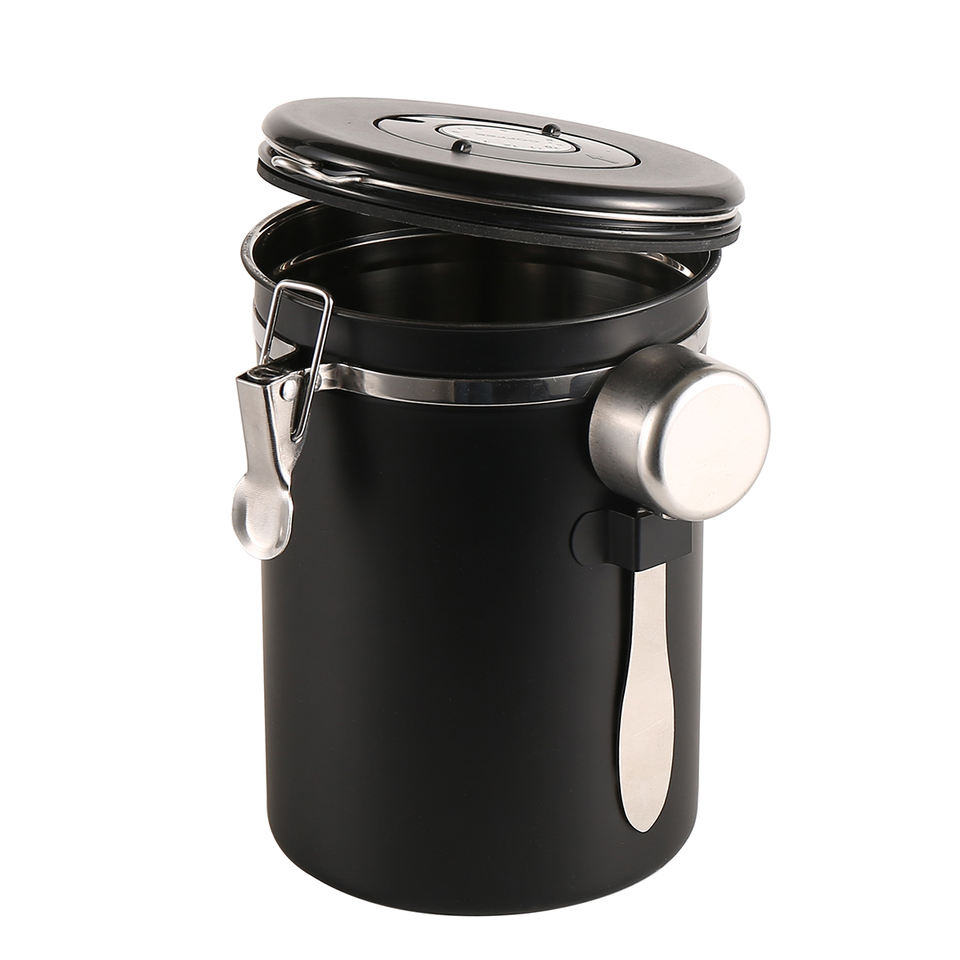 Metallic Kitchen Storage Canister - Seal & Preserve Food