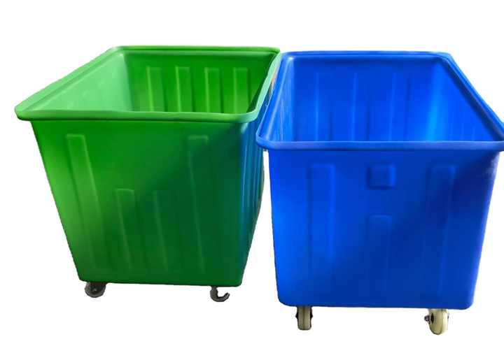 Heavy duty commercial plastic laundry trolley cart for printing and ...