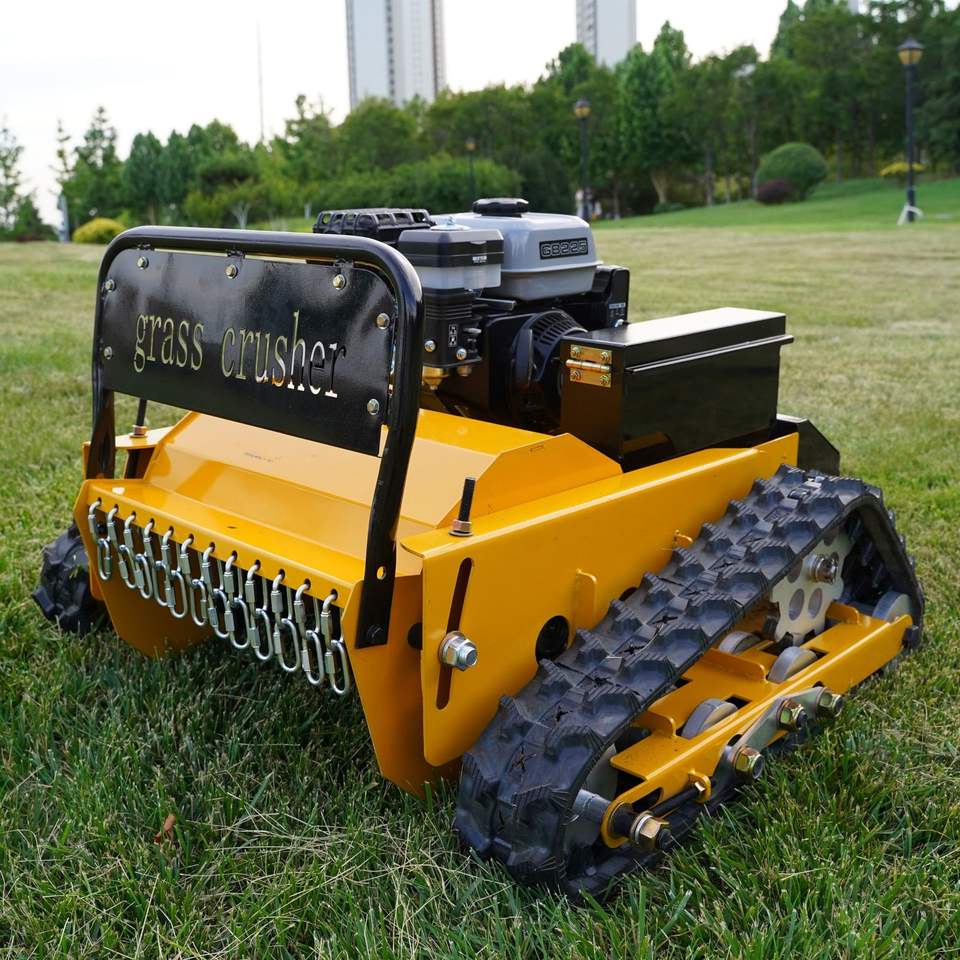 Smart Remote Control ZMS-520 Lawn Mower 225cc Engine 20-200mm Cutting ...