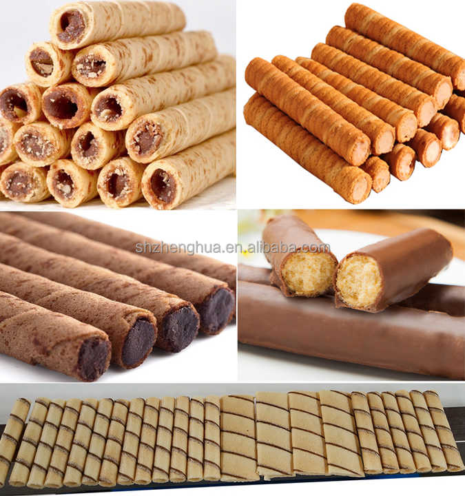 ZH2200 4-lane Wafer Roll Machine for Snacks Food Making Production Line ...