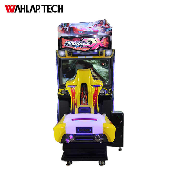 Coin Operated Car Racing Arcade Video Game Machine Motion Simulated ...