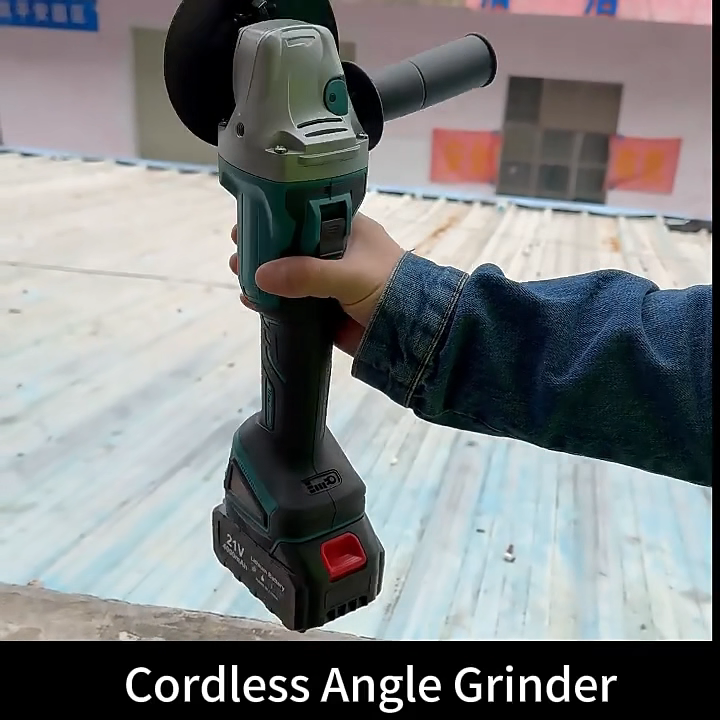 1100W Wireless Brushless 230mm Angle Grinder for Metal Cutting