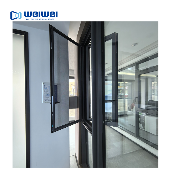 Soundproof Double Glazed Exterior Casement Window Thermal Break ...