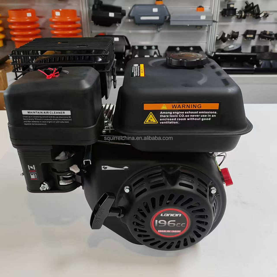 6.5HP 196CC Gasoline Engine for Loncin Engine Small Road Construction ...