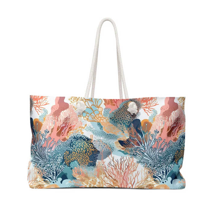 Abstract Coral Reef Design Pattern Design Tato Rope Strap Weekender ...