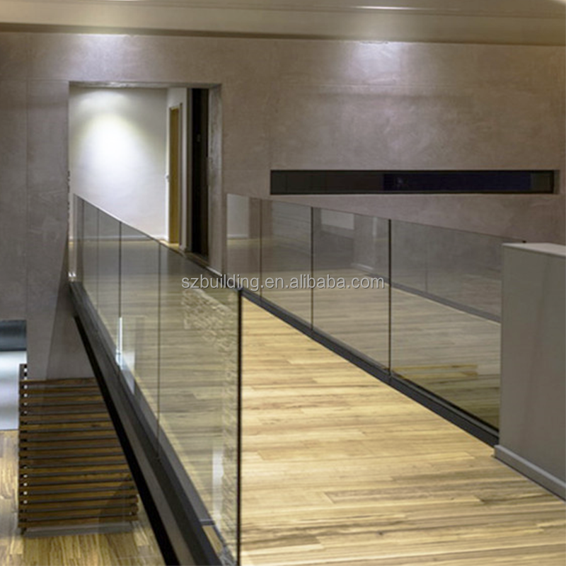 Side Mounted Aluminum U Channel Glass Balustrade for House| Alibaba.com