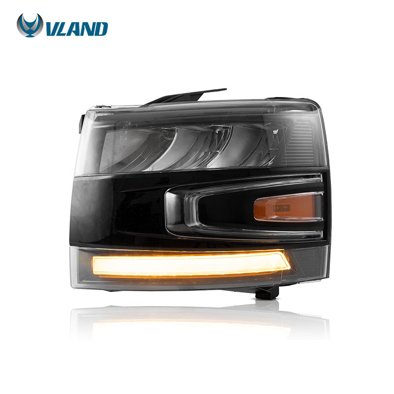 VLAND Full LED Headlight Assembly for 2007-2013 Chevrolet Silverado ...